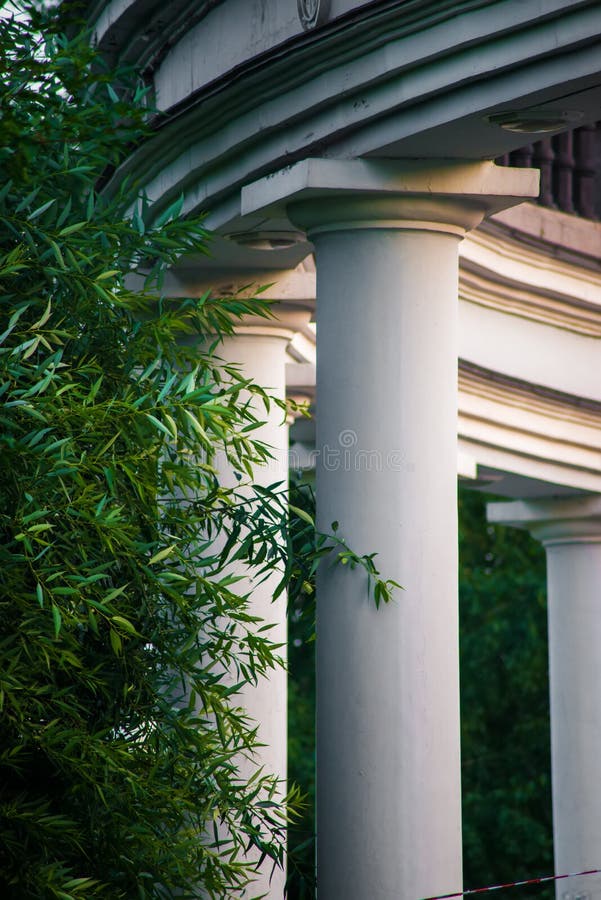 House with Roman columns stock photo. Image of culture - 63948260