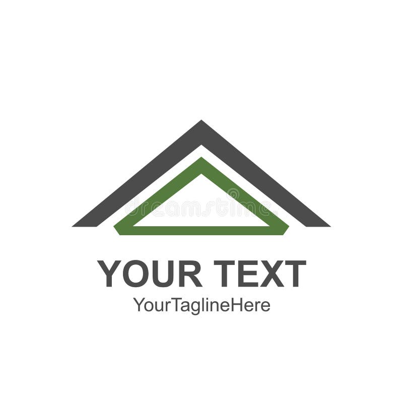 House Roof and Home Logo Vector Element. Company Logo Design. Stock ...