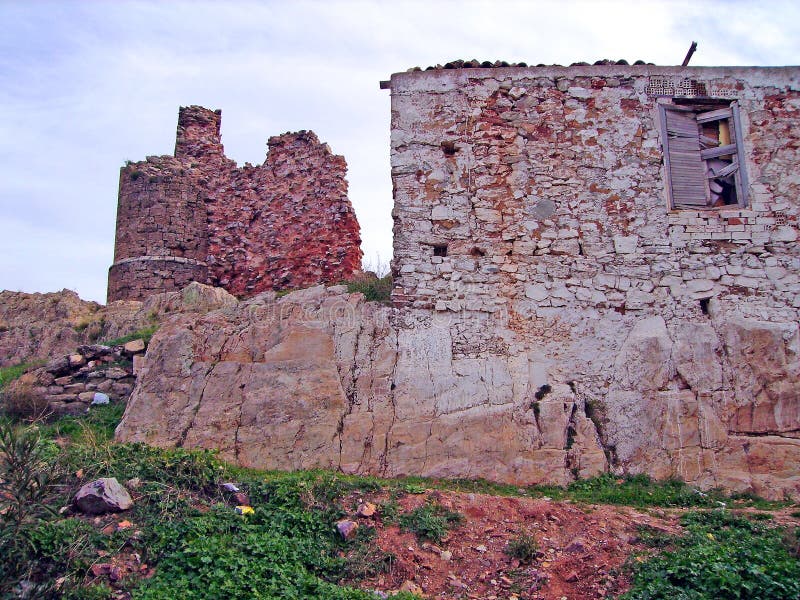 House in ruins stock photo. Image of disaster, structure - 94767724