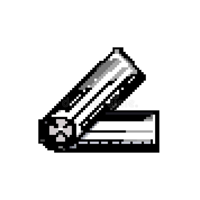 House Ruler Builder Game Pixel Art Vector Illustration Stock Vector ...