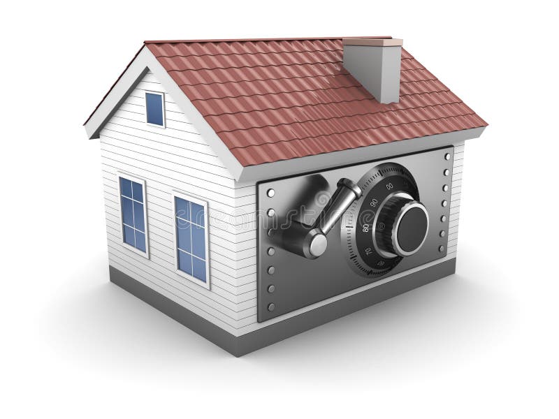 House safe stock illustration. Illustration of architectural - 59916265