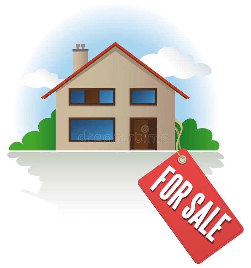 Home, Realty for Sale. Vector Stock Vector - Illustration of ...