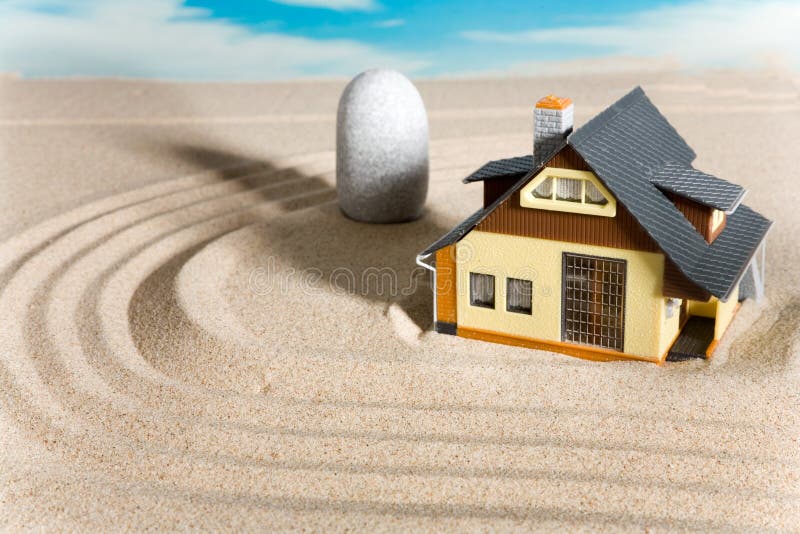House On Sand. Picture Image: 9083745