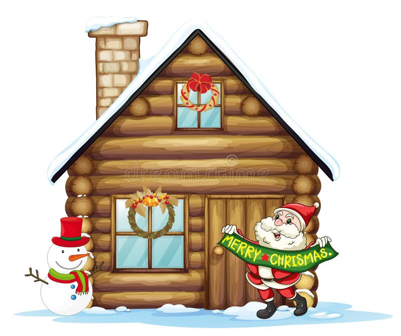 House And Santa Claus Stock Images - Image: 26992234