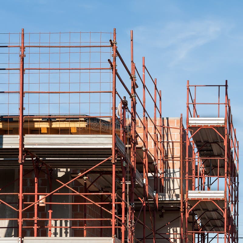 Bricklayers Scaffolding Stock Photos - Free & Royalty-Free Stock Photos ...