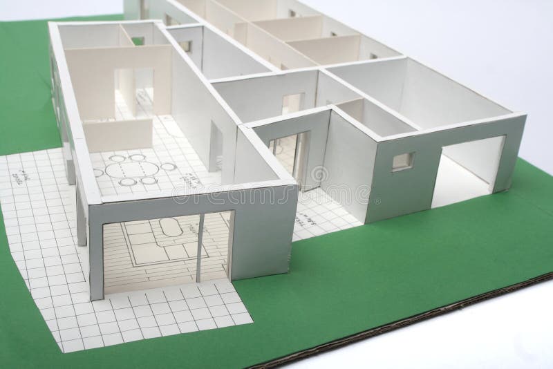 House and plan stock illustration. Illustration of ideas - 3352590