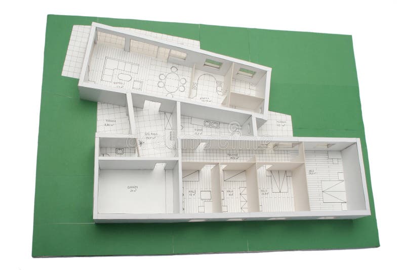 House scale-model stock photo. Image of designer, drawing - 4733024