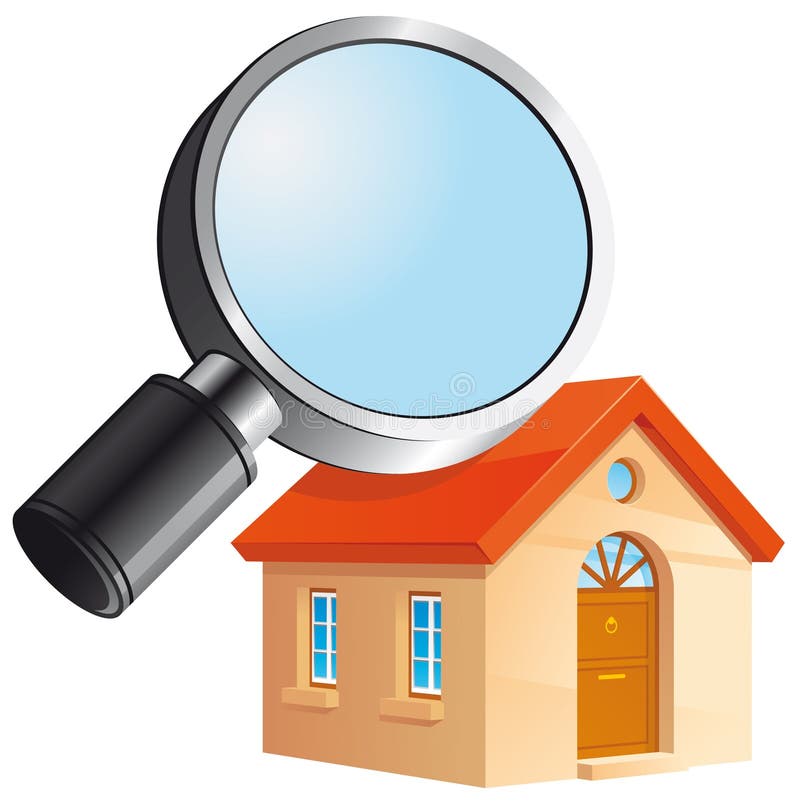 Search Icon or Logo in Modern Line Style. Stock Vector - Illustration ...