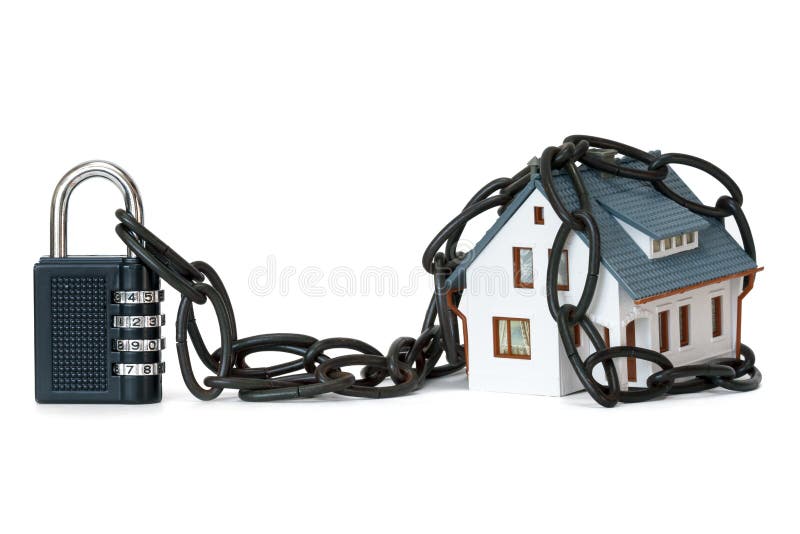 House Tied Up and Hanging in Noose Stock Image - Image of housing ...