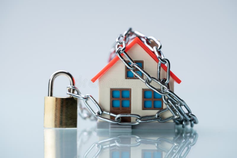 House Security and Building Protection Stock Photo - Image of finance ...