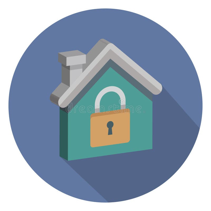 House Security Color Vector Icon Fully Editable Stock Vector ...