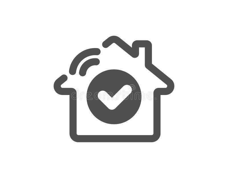 House Security Icon. Smart Home Sign. Vector Stock Vector ...