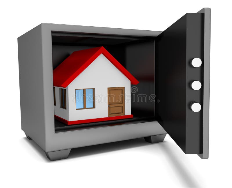 House in seif stock illustration. Illustration of protection - 45268196