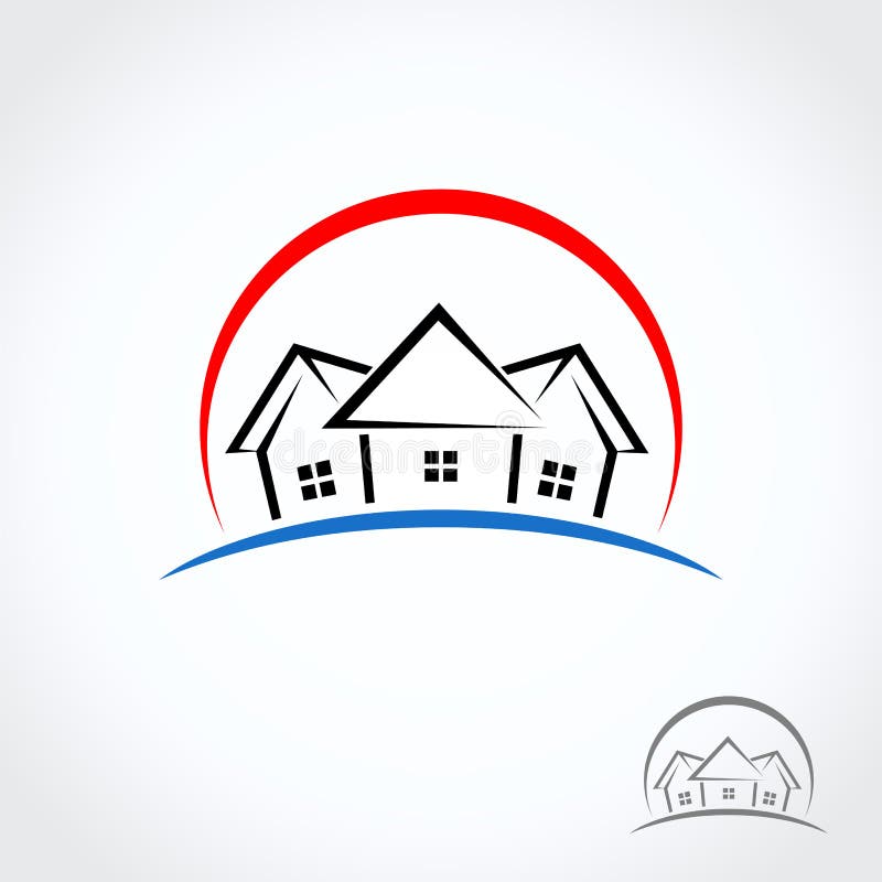 House set.Vector stock vector. Illustration of company - 85436705