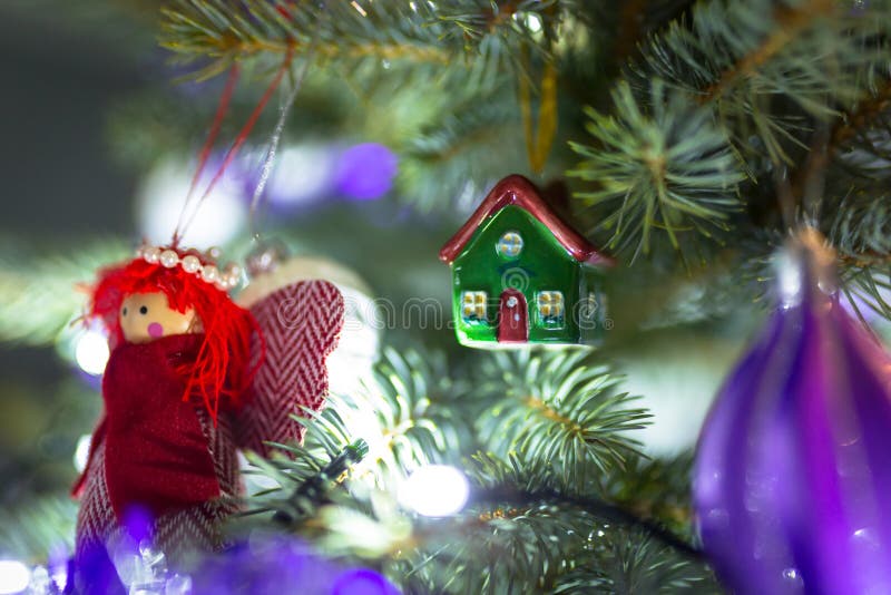 House shape bauble stock photo. Image of insurance, closeup - 20714604