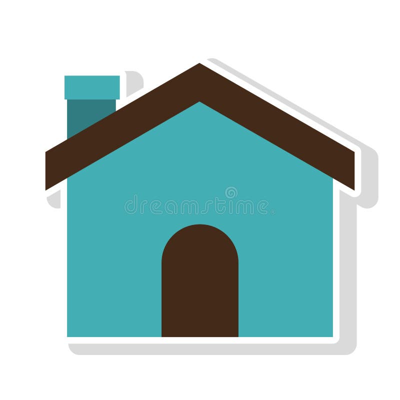 House shape icon stock vector. Illustration of home, luxury - 80419555