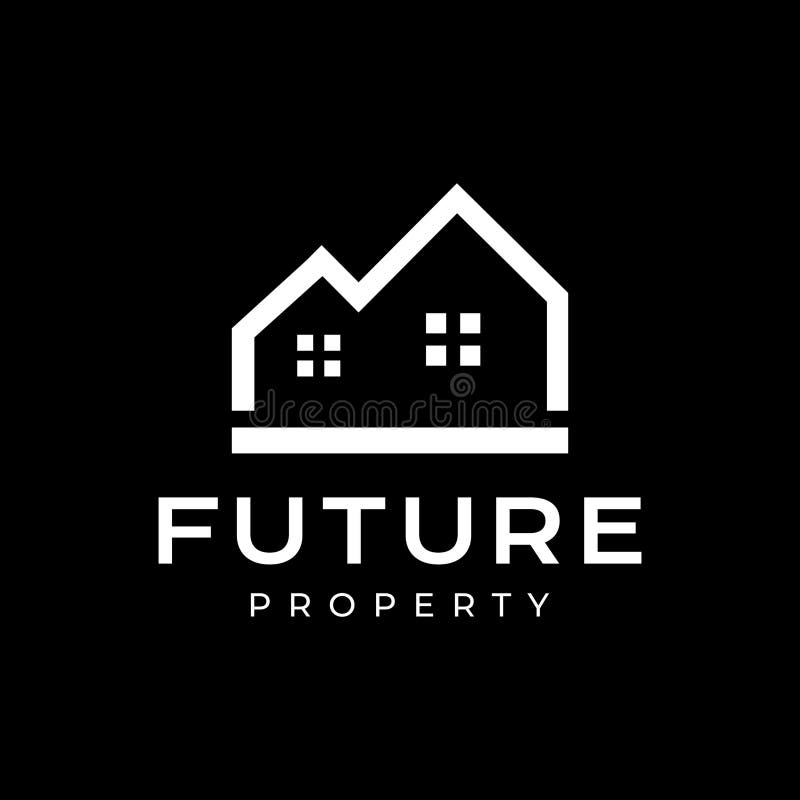 House Shape Modern Minimalist Architect Structure Simple Clean Flat ...