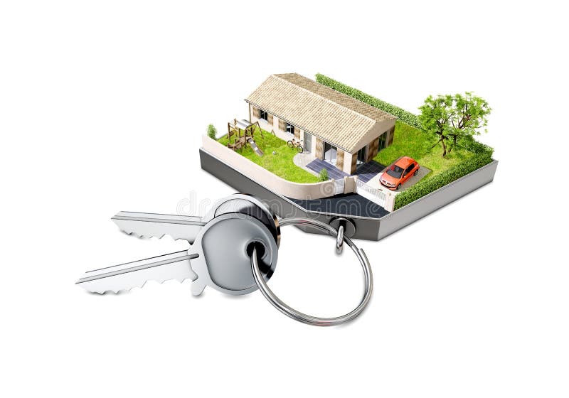 House Shaped Keychain Keys Stock Illustrations – 102 House Shaped ...