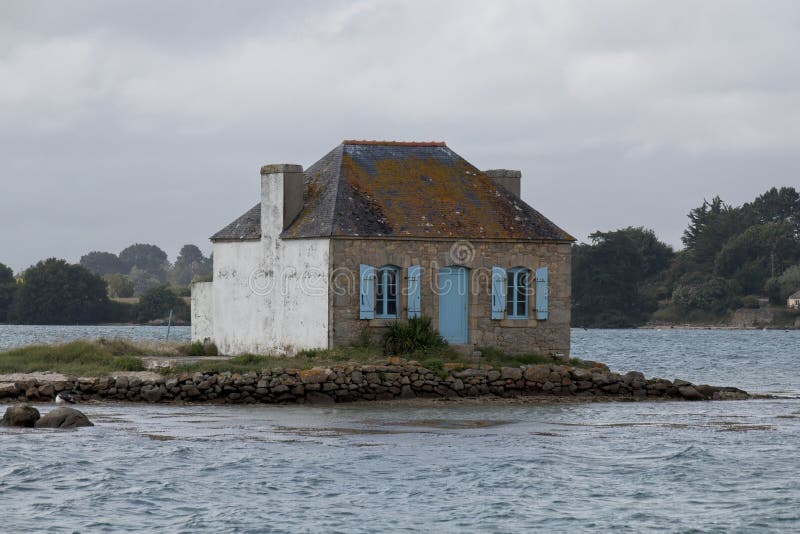 House on the shore stock image. Image of outdoor, resort - 239078567