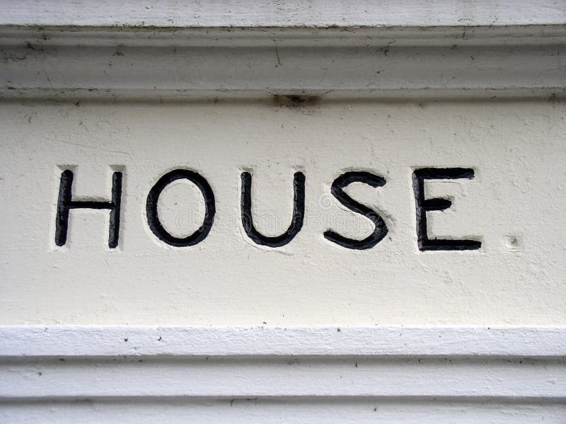 House sign stock photo. Image of britain, sign, homey, mansion - 62432