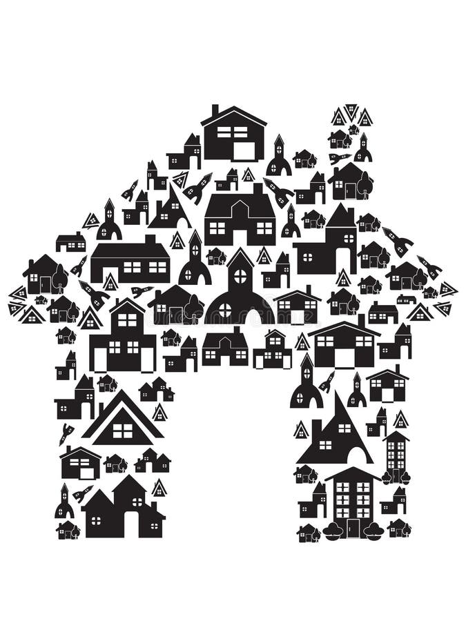 Vector House Logo and Header Stock Vector - Illustration of header ...