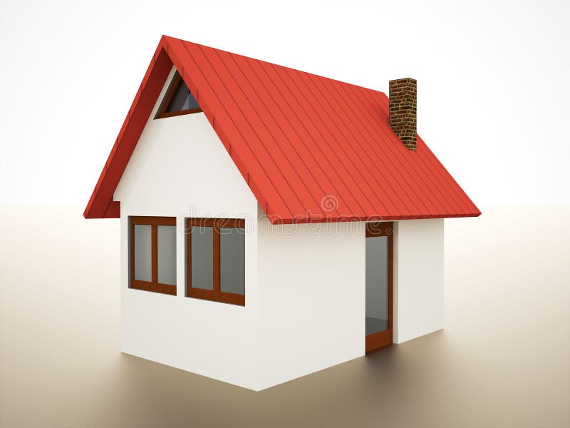 House stock illustration. Illustration of isolated, house - 40853245
