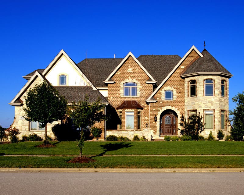 House stock image. Image of property, real, place, grass - 46569399