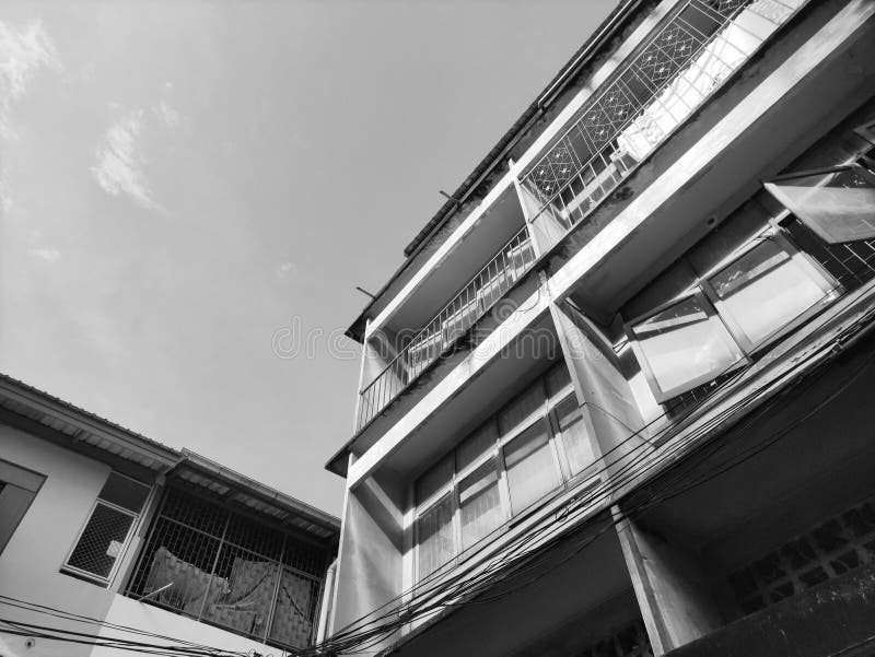 A House is a Single Unit Residential Building Stock Image - Image of ...