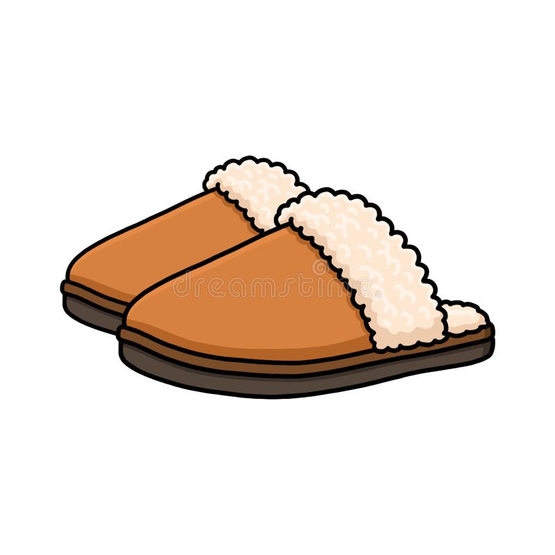 Female House Isolated Slippers Stock Illustrations – 797 Female House ...