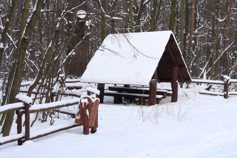 House in snow stock image. Image of snowy, covered, snow - 12255181