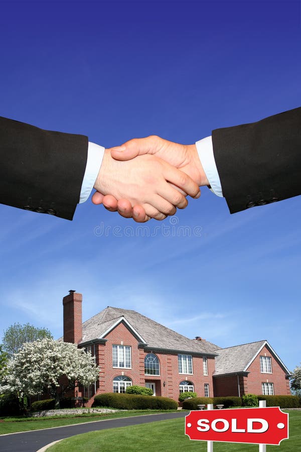Sold stock photo. Image of real, estate, house, trees, realtor - 905374