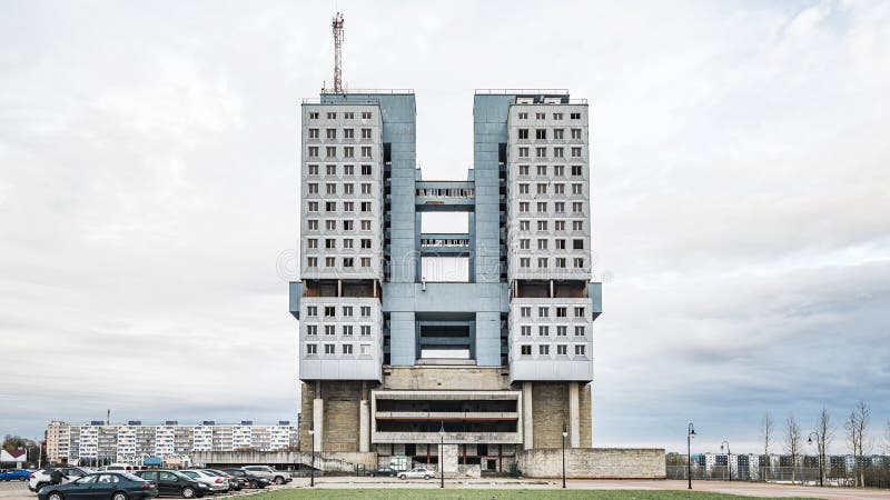House of Soviets in Kaliningrad, an Abandoned Building in the ...