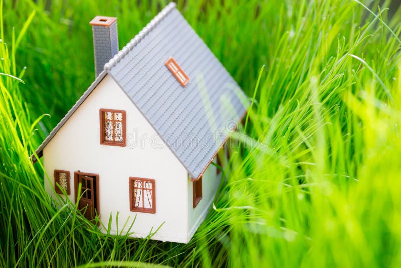 House in spring stock photo. Image of money, environment - 38122414