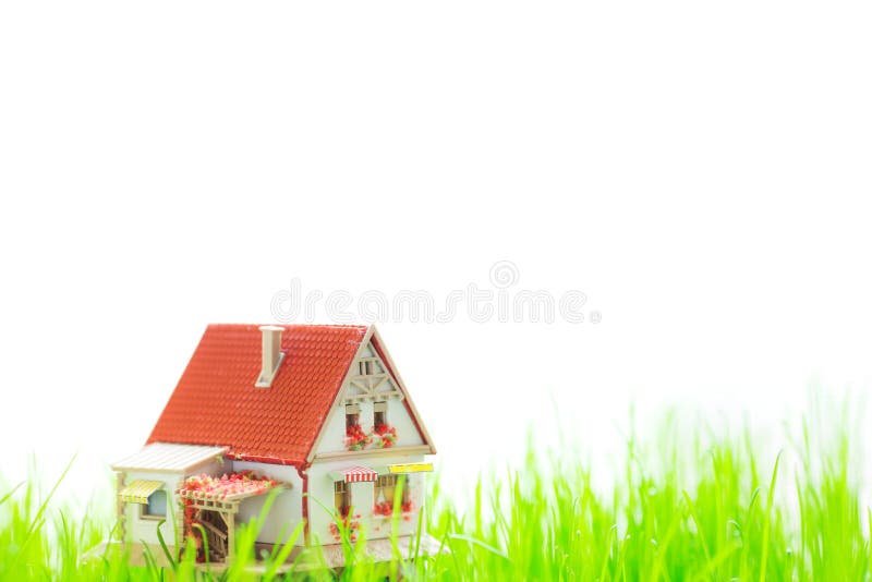 House in spring stock image. Image of realty, real, renovation - 38621951