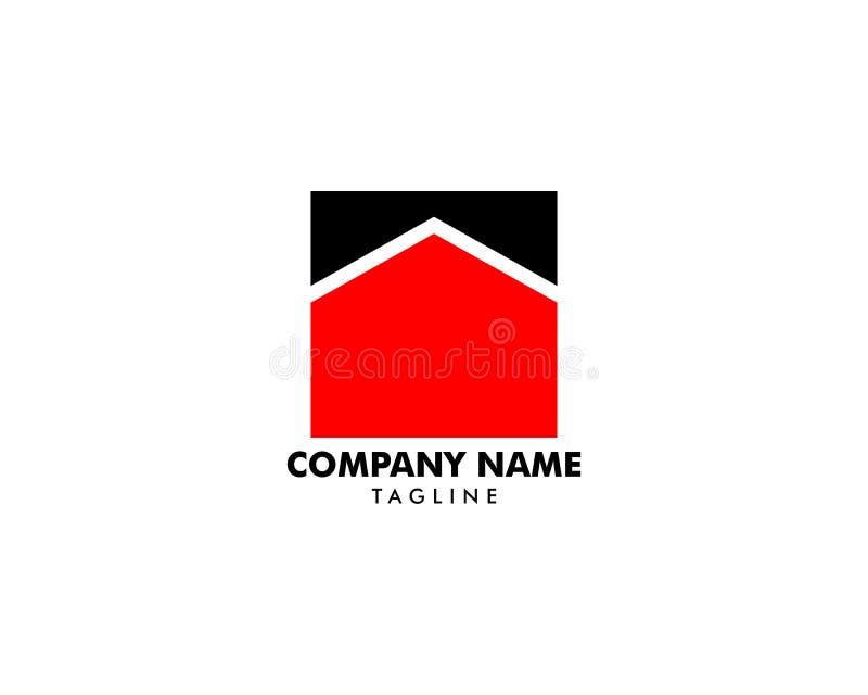House Square Logo Template Vector Illustration Design Stock Vector ...