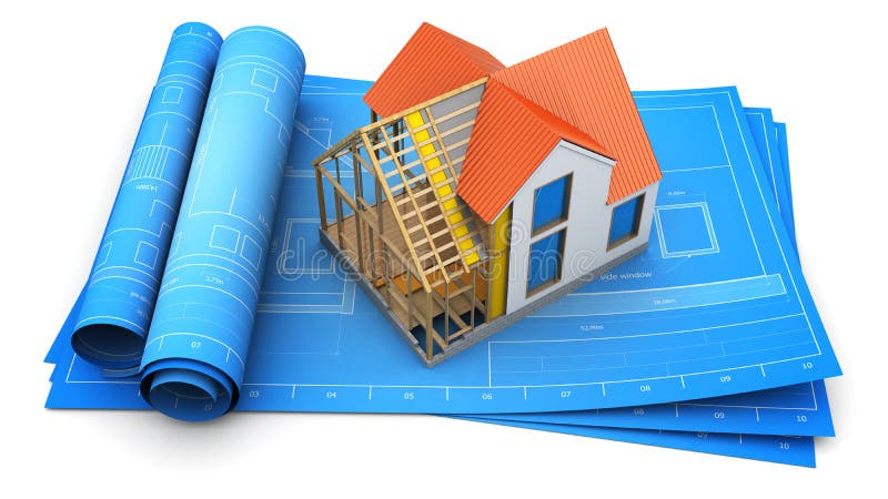 House structure stock illustration. Illustration of inside - 81080416