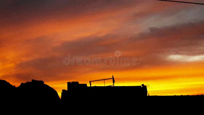 A House during Sunset Sight Stock Photo - Image of sunset, sight: 135216942