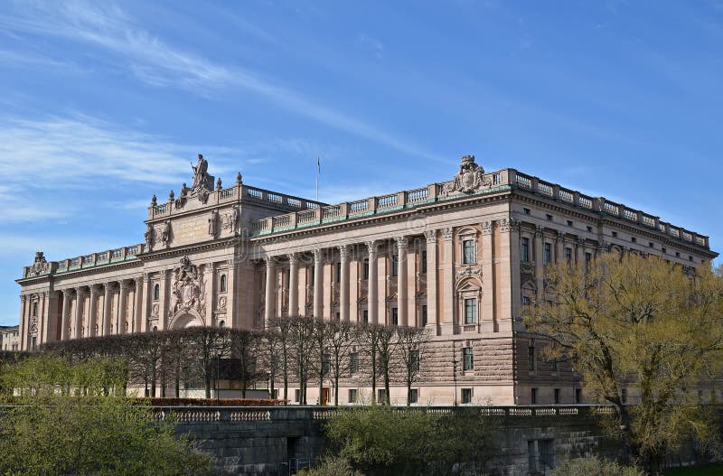 House of Swedish Parliament Editorial Stock Photo - Image of democracy ...