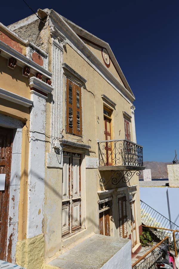 House in Symi Island, Greece Stock Image - Image of door, vacation ...