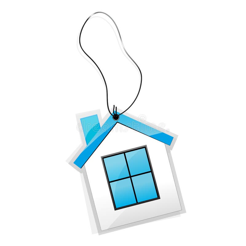 House tag stock illustration. Illustration of construction - 16684455