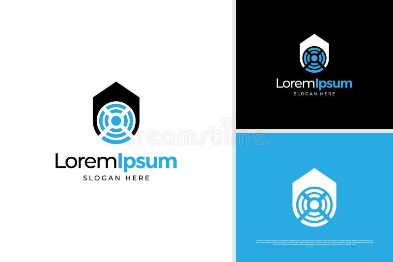 House Target Real Estate Agent Business Logo Design Stock Vector ...