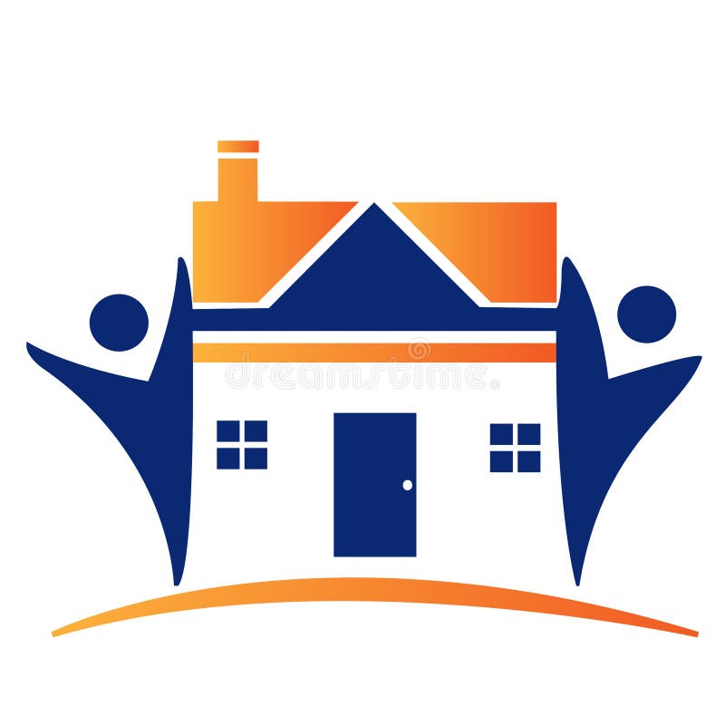 House team logo stock illustration. Illustration of beam - 23253569