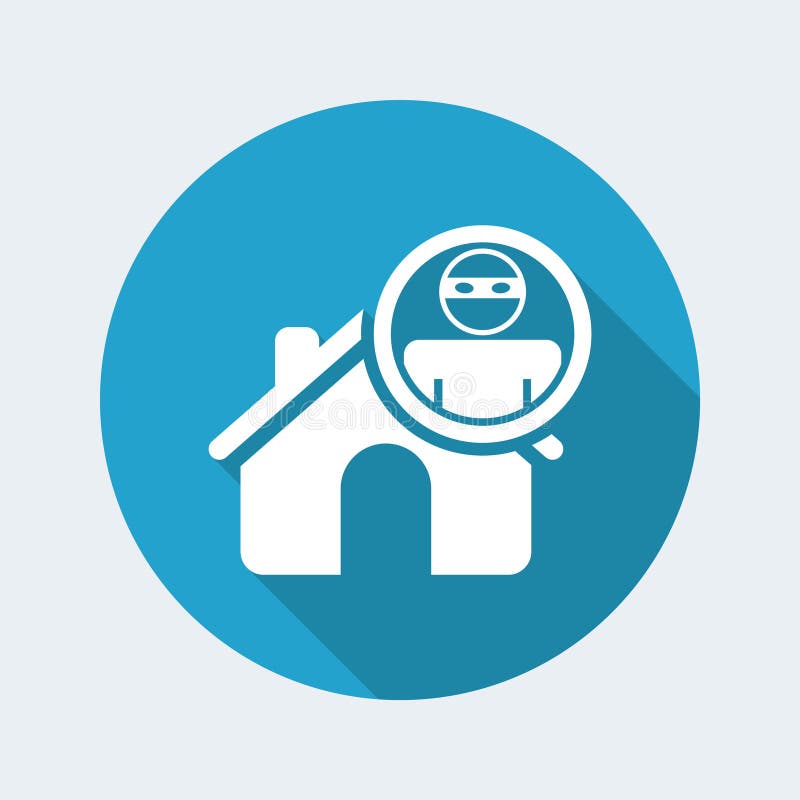 House thief icon stock vector. Illustration of isolated - 96395050