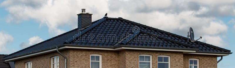 House with a Tiled Roof. Germany Stock Photo - Image of germany, design ...
