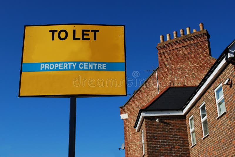 House to let stock image. Image of hire, architecture - 13257581