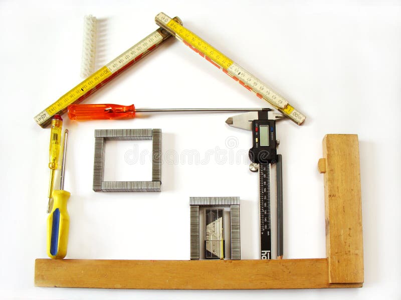 Tools House stock photo. Image of isolated, construction - 3811482
