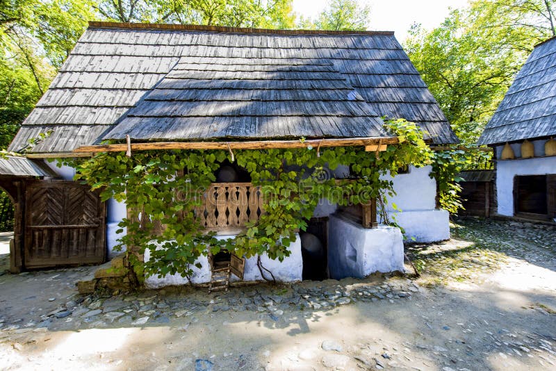 House in Traditional Romanian Style 23 Stock Image - Image of natural ...