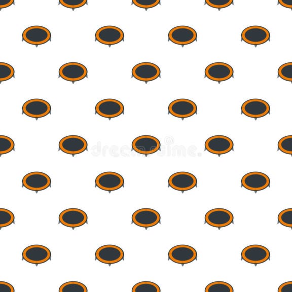 House Trampoline Pattern Seamless Vector Stock Vector - Illustration of ...
