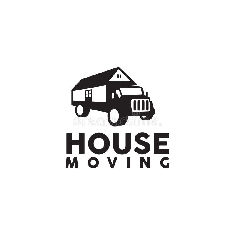 House Truck Logo Design Template Stock Vector - Illustration of package ...
