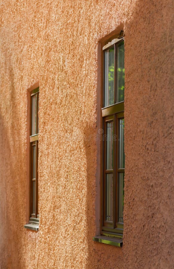 House with two windows stock photo. Image of traditional - 248250468